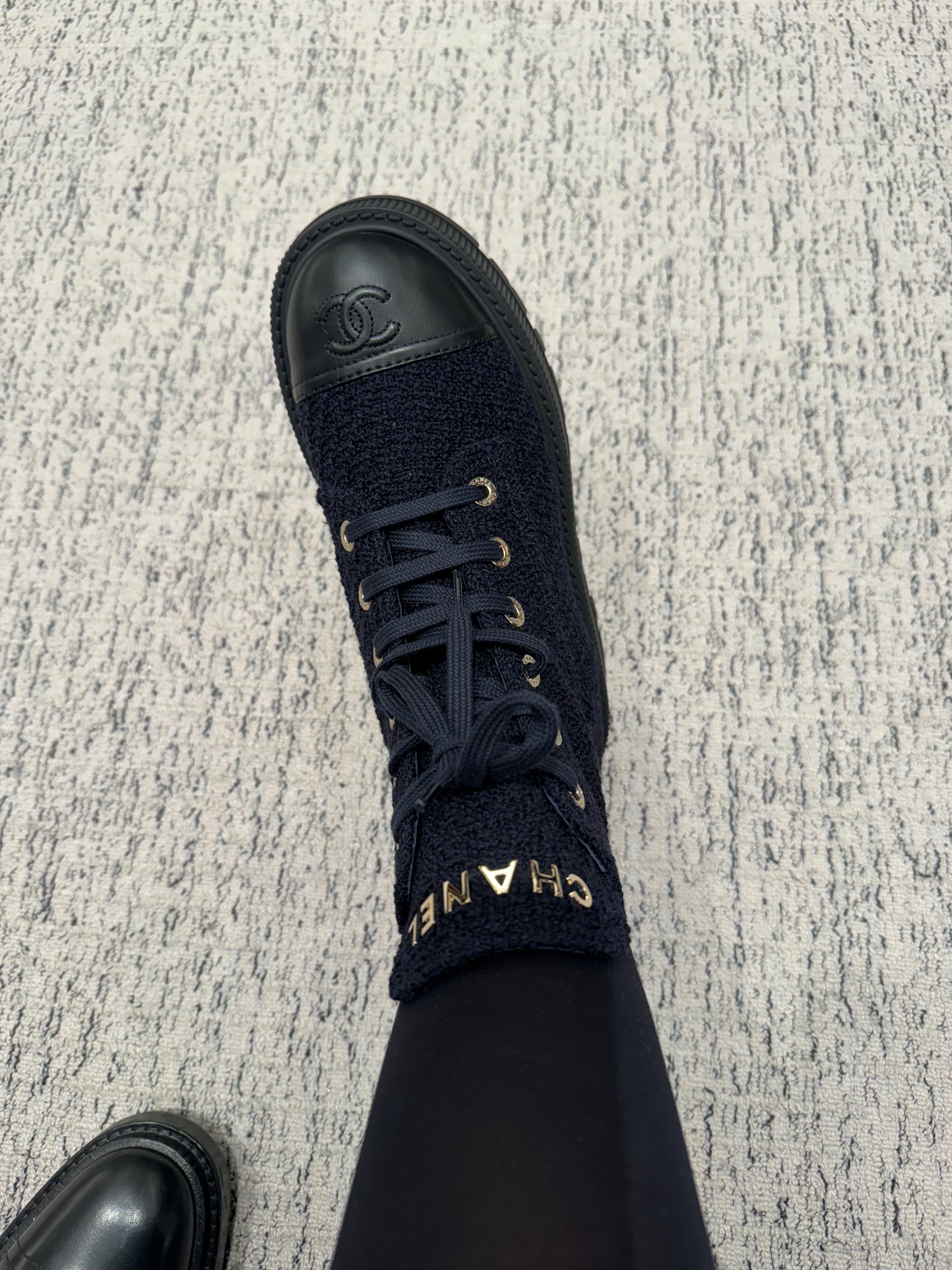 CHANEL G45124 23B Lace Up Boots(Blue) | LONDONKELLY – LONDONKELLY 英國名牌代購