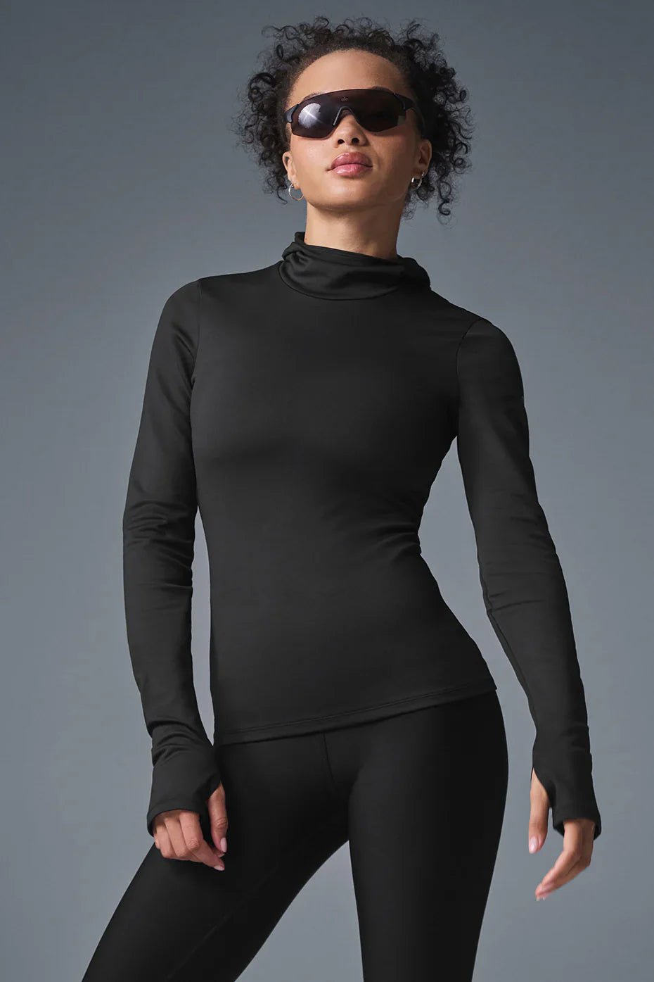 ALO YOGA Airlift Winter Warm Hooded Runner | Winter Warm Hooded Runner ...