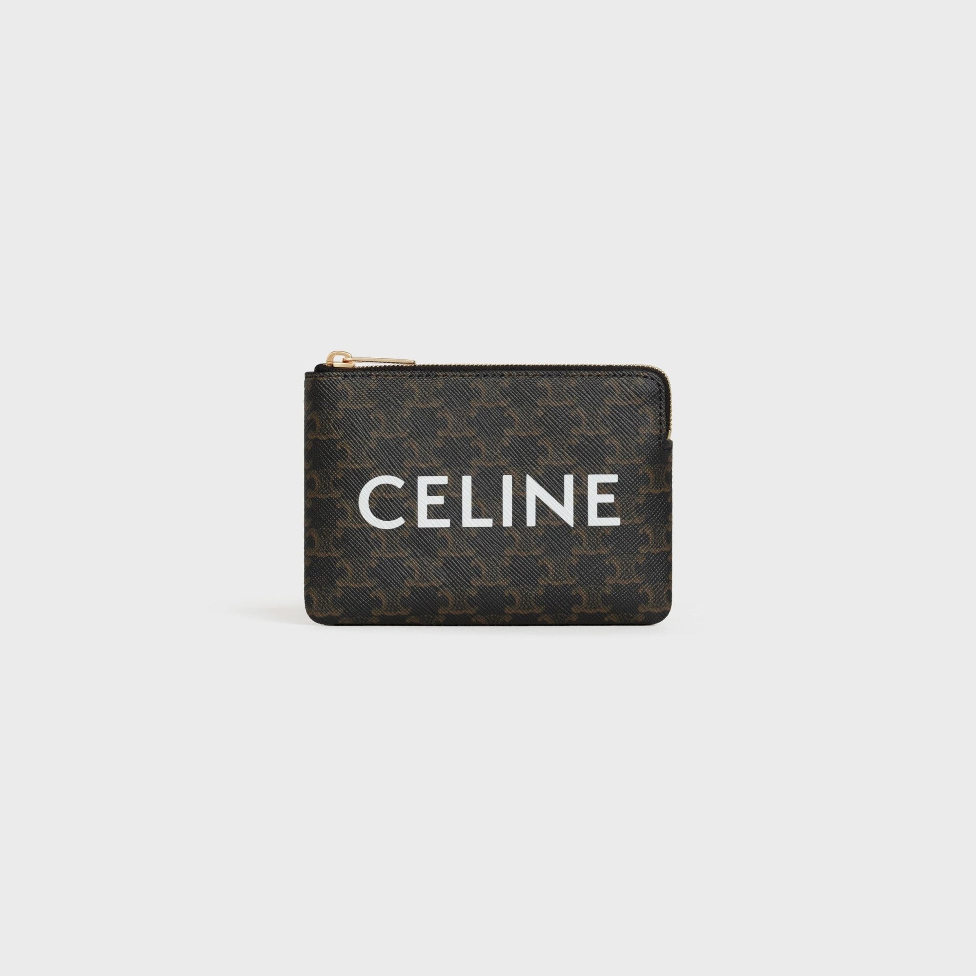CELINE Coin and Card Pouch | Celine wallet (brown presbyopia ...