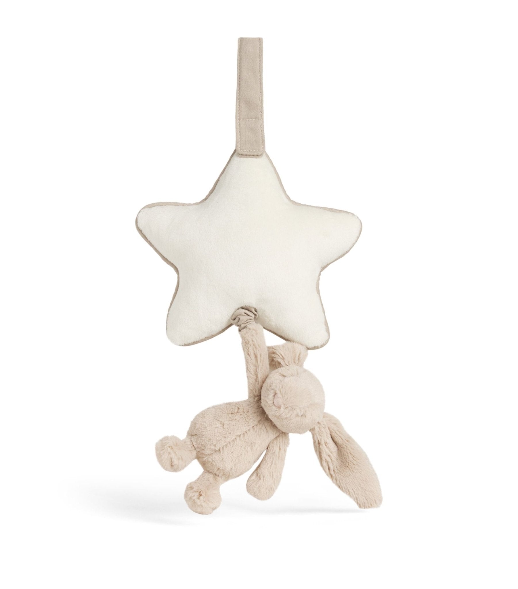 JELLYCAT Bashful Bunny Musical Pull Toy | 兔子音樂拉力玩具 (30CM/米色 ...