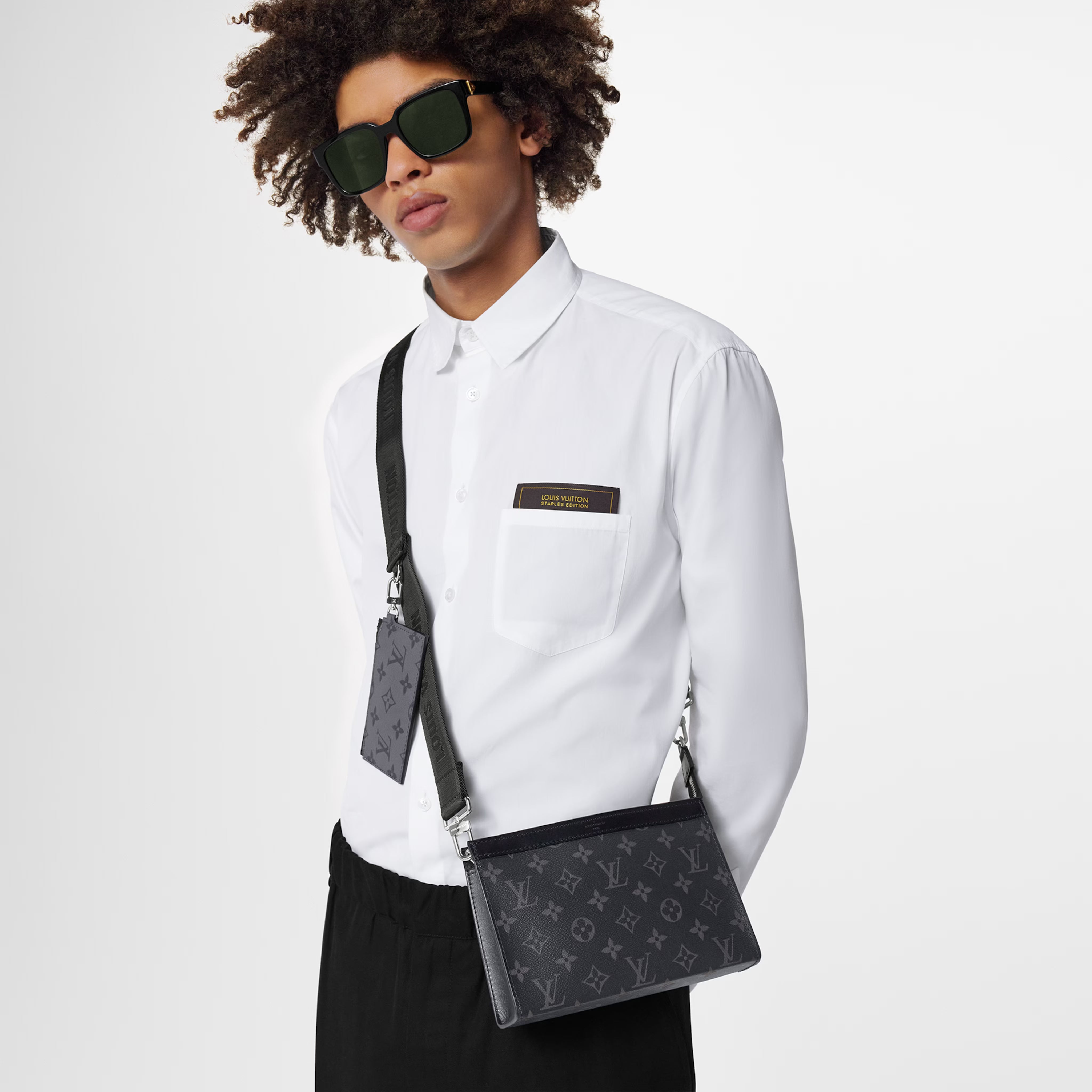 LOUIS VUITTON M81124 Men's Gaston Wearable Wallet | 路易威登 男仕手袋 (黑色 ...