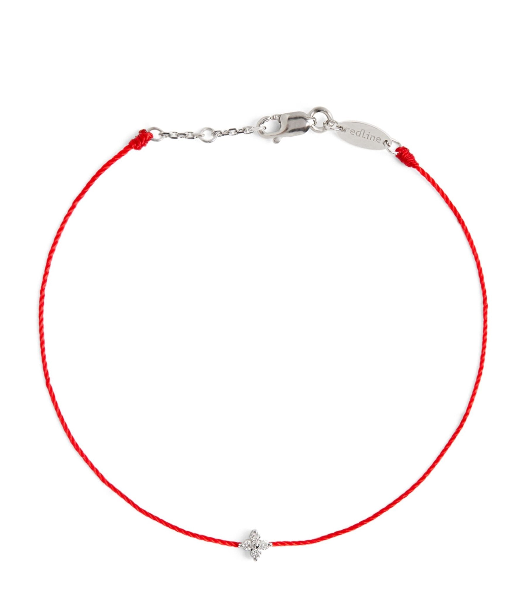REDLINE Diamond Shiny Bracelet | 紅繩 手鏈 (0.04CT/多色) – LondonKelly 英國名牌代購