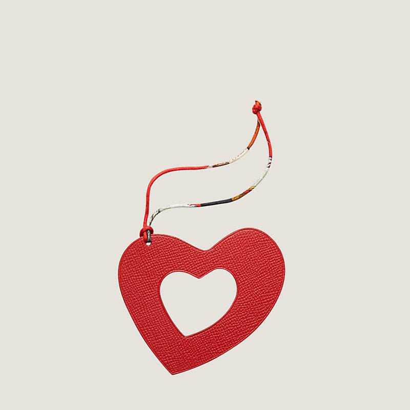 HERMES Heart Charm GM | Hermès heart-shaped charm (multi-color ...